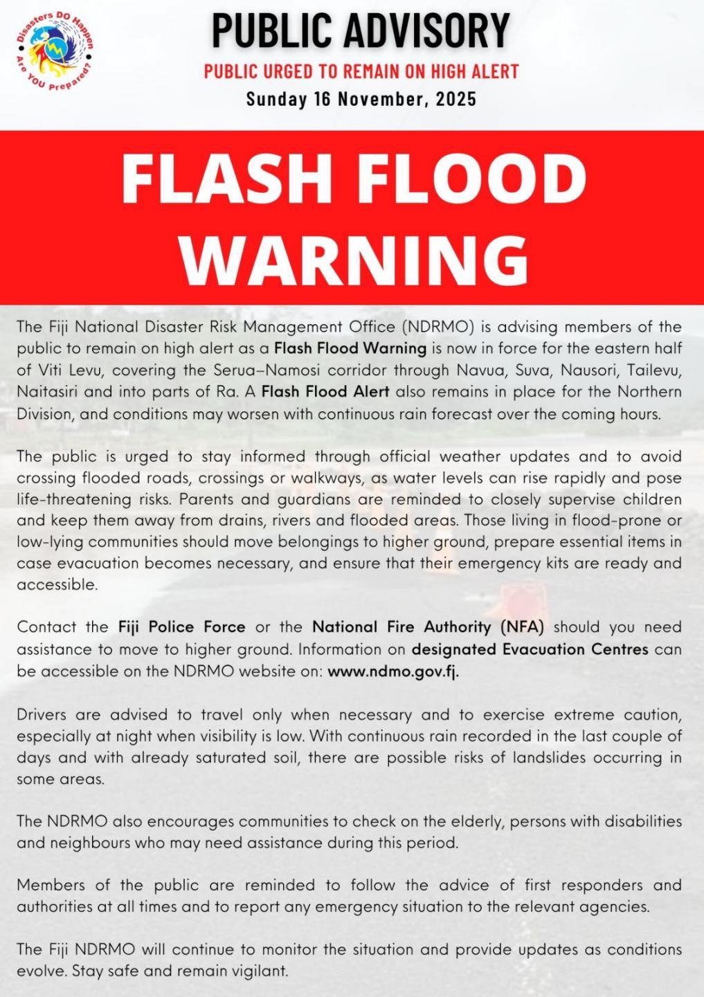 Fiji – Multi-hazard Early Warning System Design & Implementation Center ...